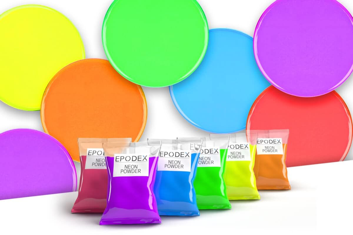 Phosphorescent & Neon Pigments - NEON ORANGE | EPODEX