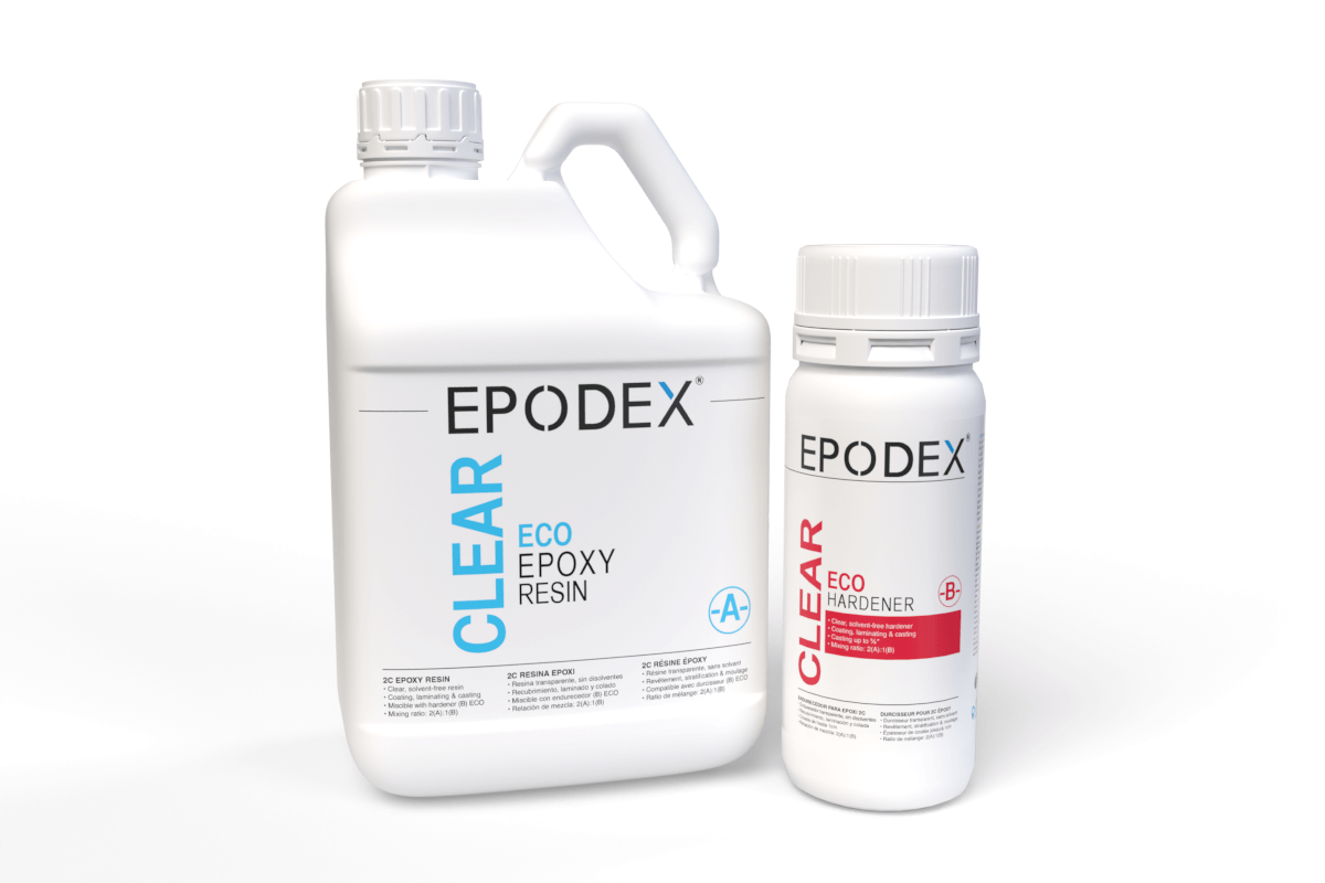 ECO System (Epoxy Resin + Hardener) - Transparent Yellow | EPODEX