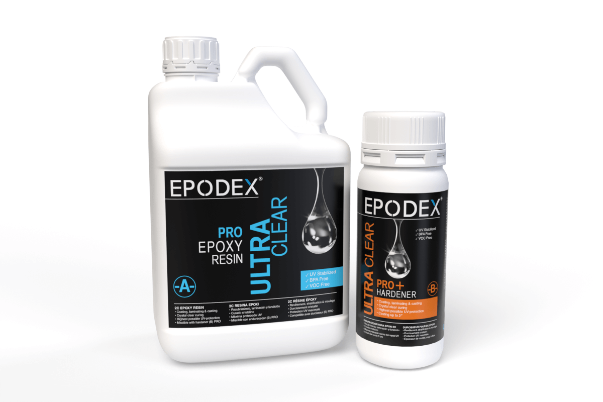 PRO+ System (Epoxy Resin + Hardener) - Transparent Red | EPODEX