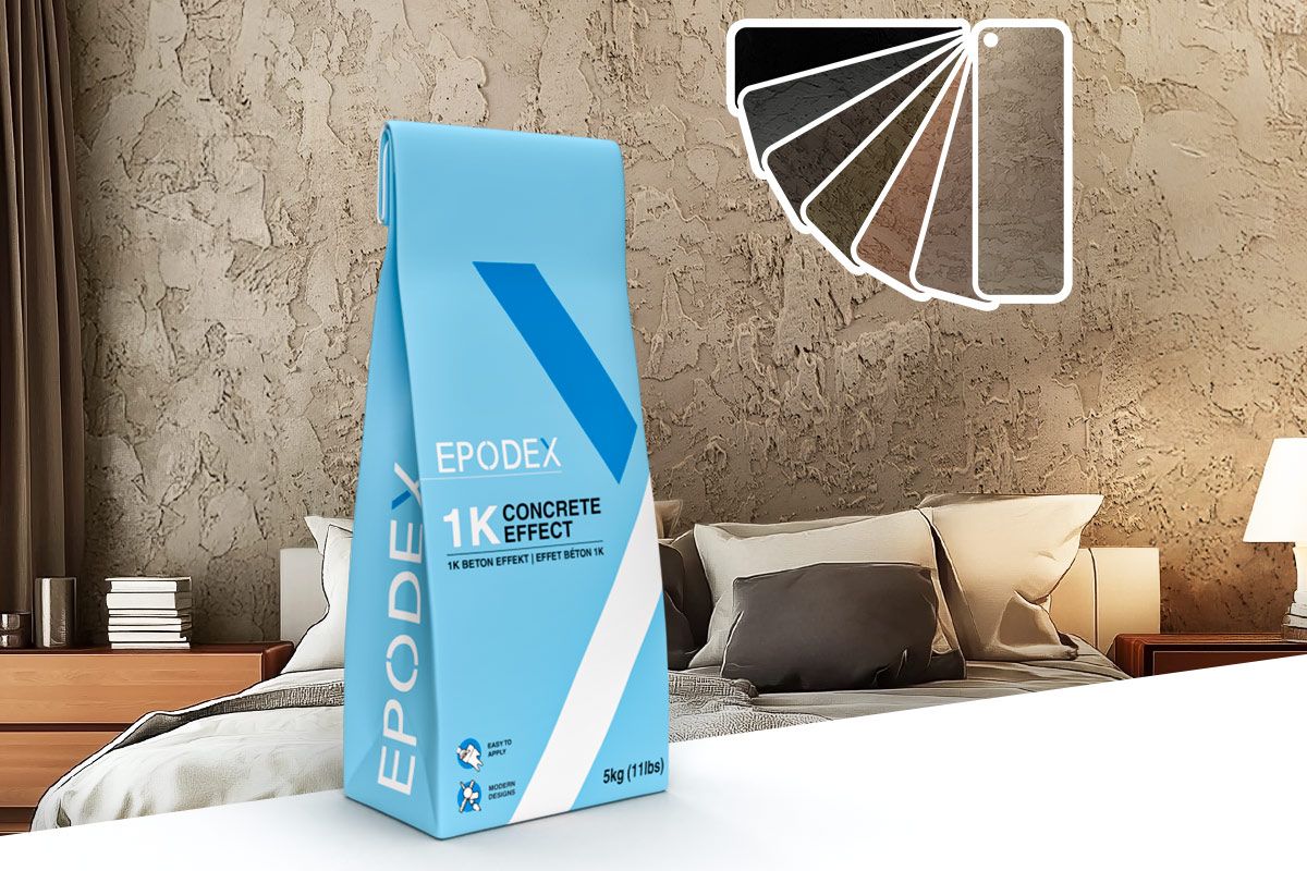 Klippinspirerad väggputs | Concrete Effect | EPODEX