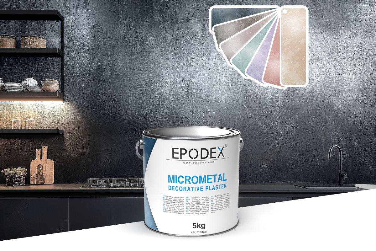 Decorative Metallic Plaster For Walls | Micrometal | EPODEX