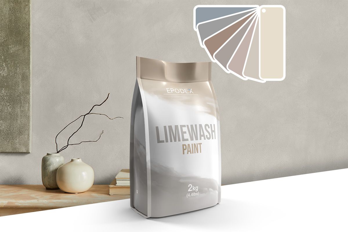 Pintura a la cal para uso interior | Limewash Paint - Marrón tierra ...