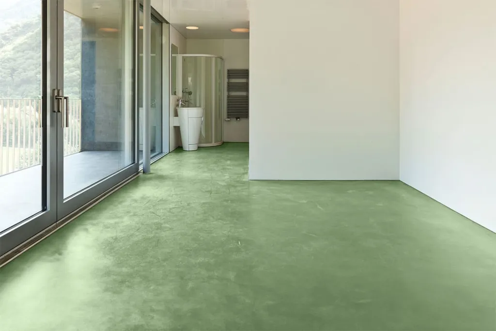 Microcement Set for Floors - High Load Capacity & UV Stable - Lime | EPODEX