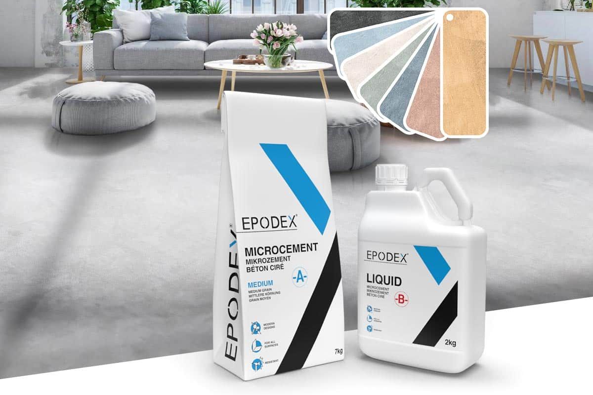 Microcement Set for Floors - High Load Capacity & UV Stable | EPODEX GCC