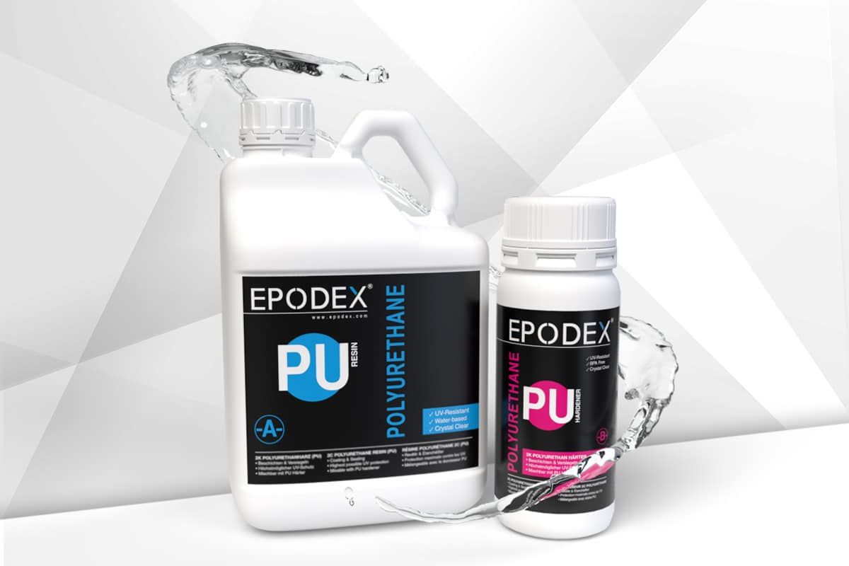 Résine polyuréthane 2K brillante et mate | Transparent | EPODEX